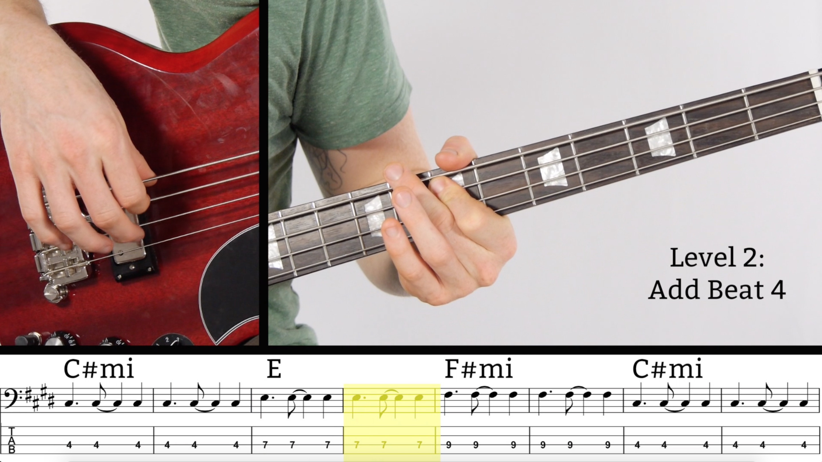 Bass Scaffolding – In the Style of “Feel It Still” | Bass Lessons ...