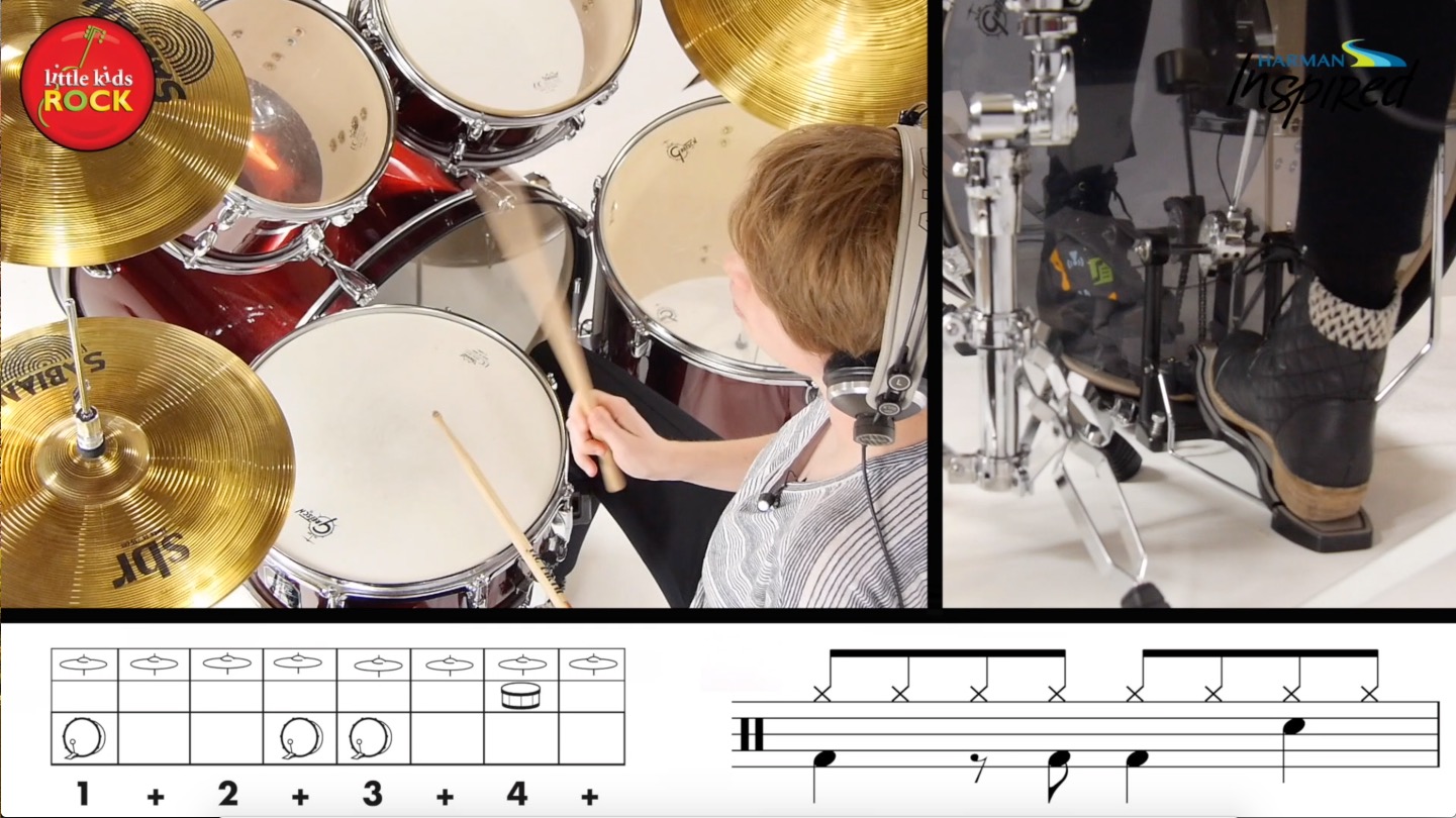 Half Time Rock Ballad Beat Practice: 72BPM | Drums Lessons | Music Will