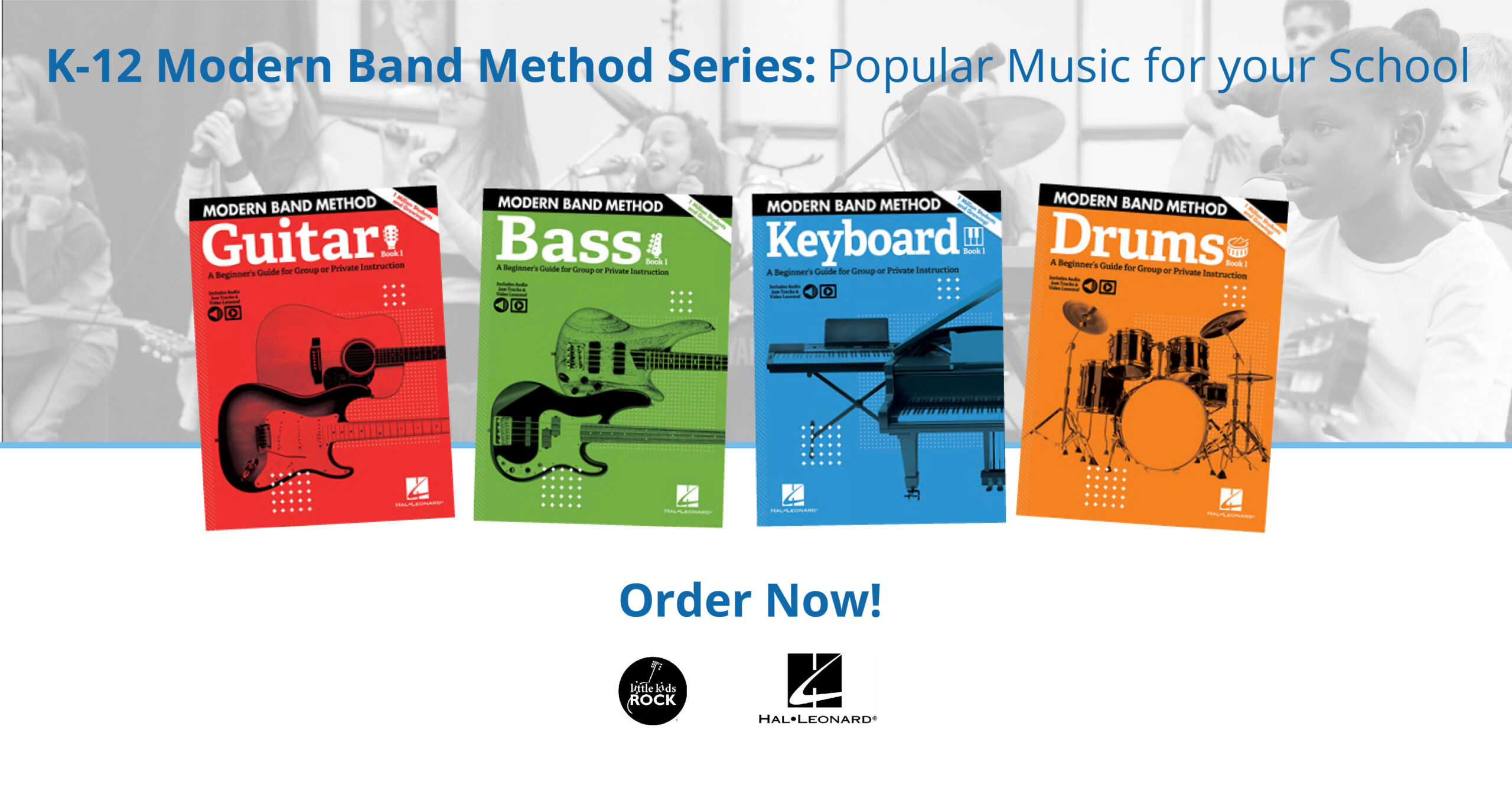 Modern Band Method Books Now Available! | Music Will JamZone