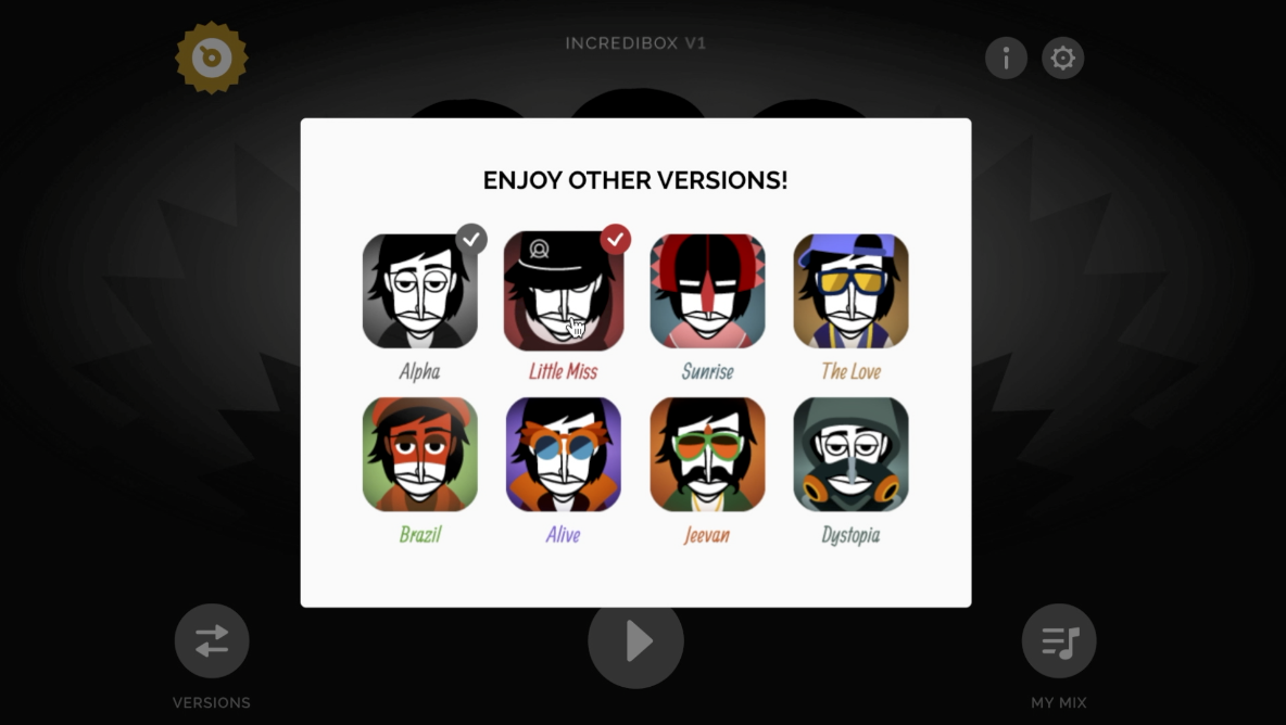 Incredibox 2: Selecting a Version | Tech Lessons | Music Will