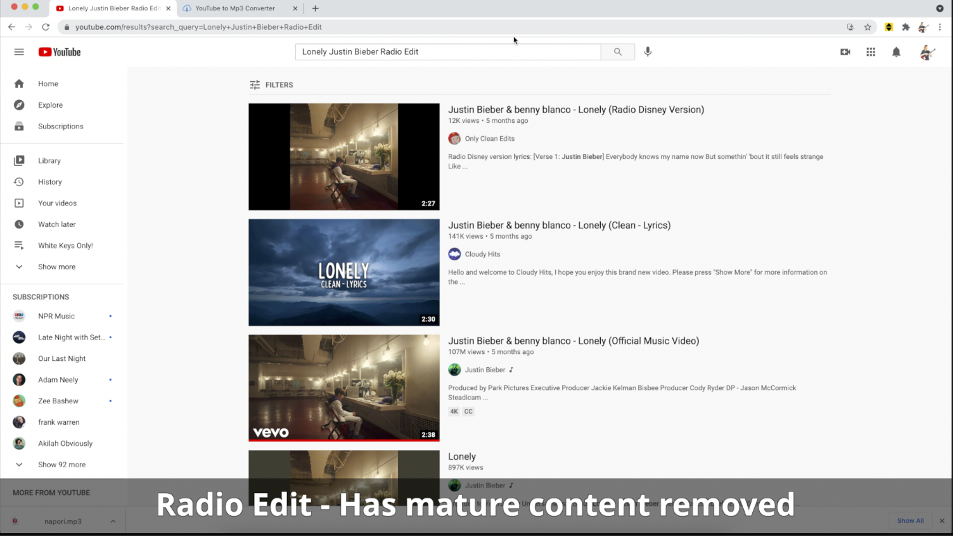 Useful YouTube Search Terms | Best Practices Lessons | Music Will